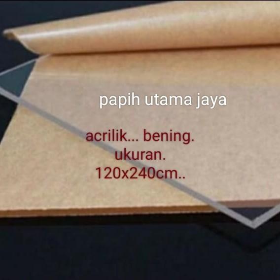 Jual acrilik bening lembaran 5mm x 122cm x 244cm. akrilik bening - Jakarta Barat - papih utama ...
