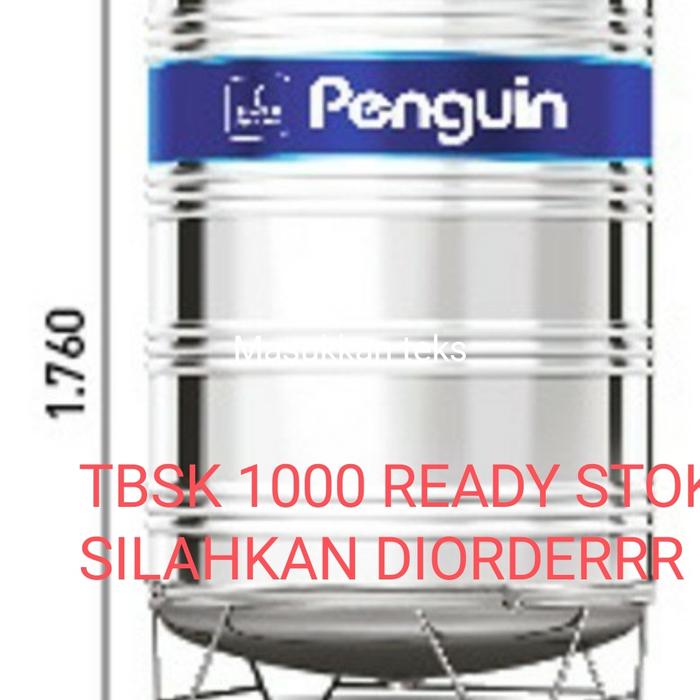 Jual TANDON / TANGKI AIR STAINLESS STEEL PENGUIN TBSK 1000 ltr Medan ...