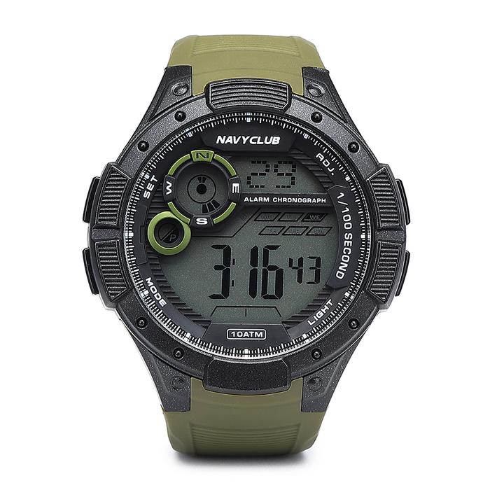 Jual Houston Jam Tangan Navy Club Digital Pria - Digital Watch - Green ...