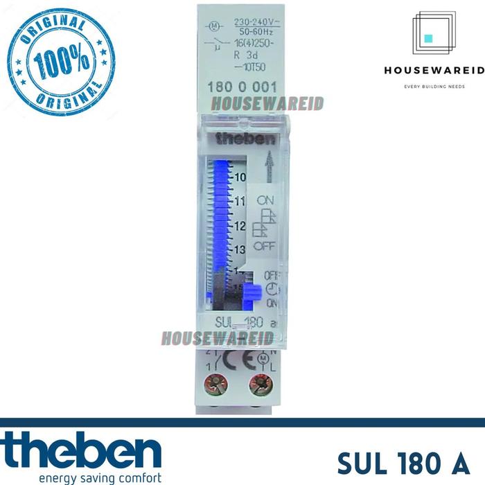 Promo Timer Theben SUL180A Analog Time Switch Automatic SUL 180 A ...