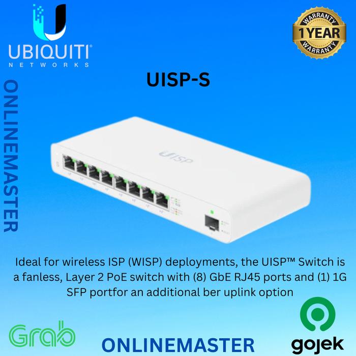 Jual Ubiquiti UISP Switch UISP-S Gigabit PoE switch - Jakarta Pusat ...