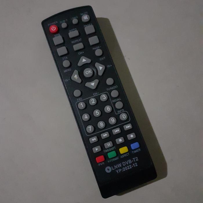 Jual Remote STB DVB-T2 Advance Luby Sanex Venus Evercross Pioline Super ...