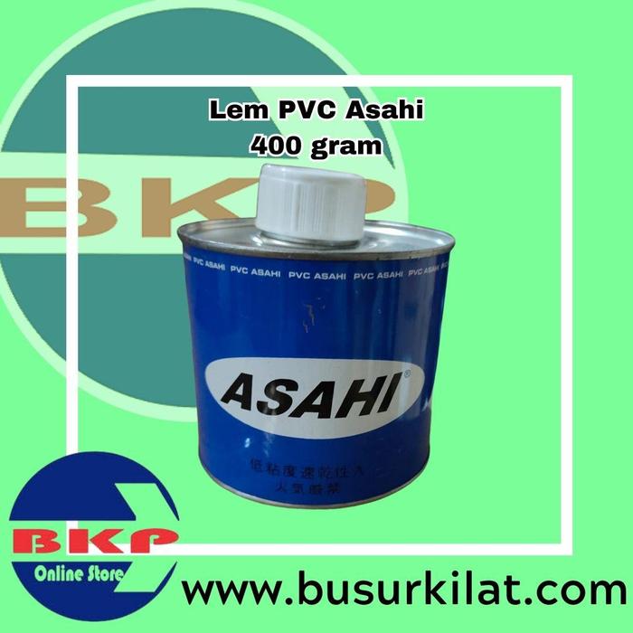 Jual Lem PVC Asahi 400 gram + Kuas / Lem Pipa / Lem Asahi 400 gram ...