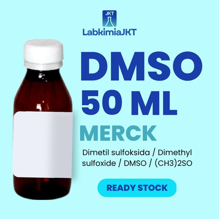 Jual Dimethyl Sulfoxide DMSO / (CH3)2SO Dimetil Sulfoksida repack Merck ...