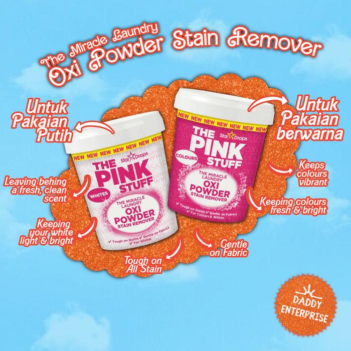 Jual The Pink Stuff Miracle Laundry Oxi Powder Stain Remover Di Seller ...
