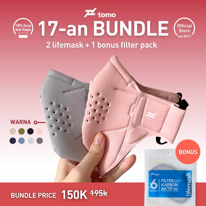 Jual Tomo Lifemask Official / 17an Bundle Pack - Jakarta Timur - Tomo Goods Official | Tokopedia