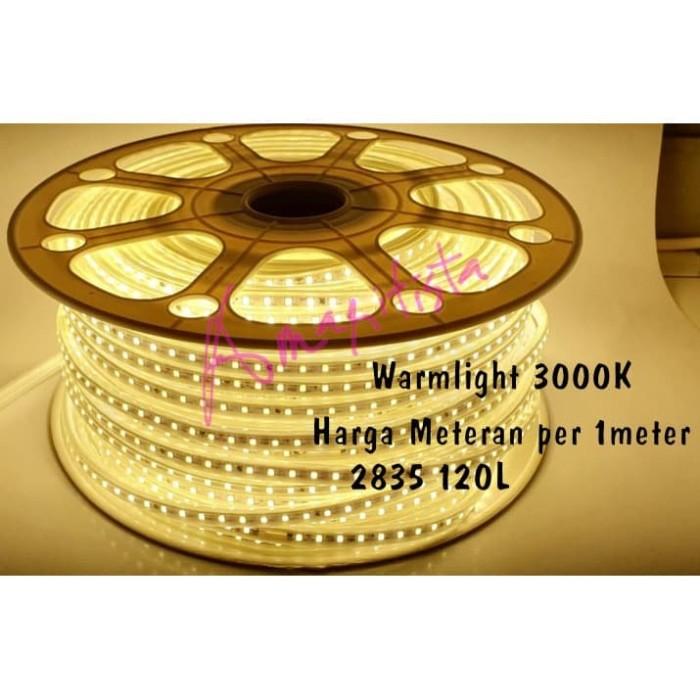 Jual Lampu LED Strip 220V 2835 144Led 144L 3000k Warmwhite meteran ...