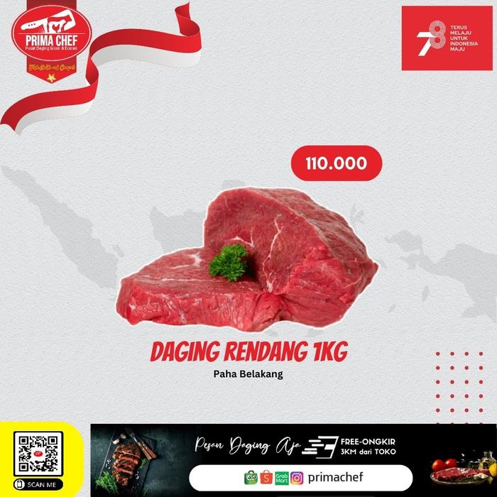 Jual Daging Rendang Daging Potongan Rendang Reguler - Kota Bekasi ...