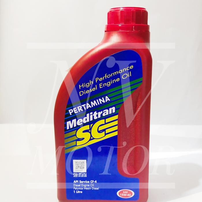Jual PERTAMINA MEDITRAN SC 1LT HIGH PERFORMANCE DIESEL ENGINE OIL 15W ...
