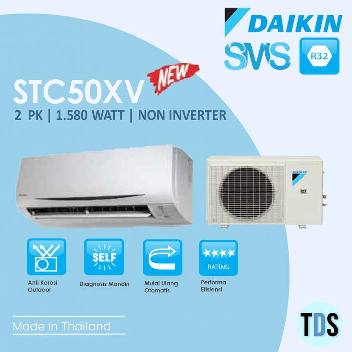 Promo AC DAIKIN FTC50XV14 - Standard Thailand 2 PK - R32 Cicil 0% 3x - Jakarta Barat - TDS AC ...