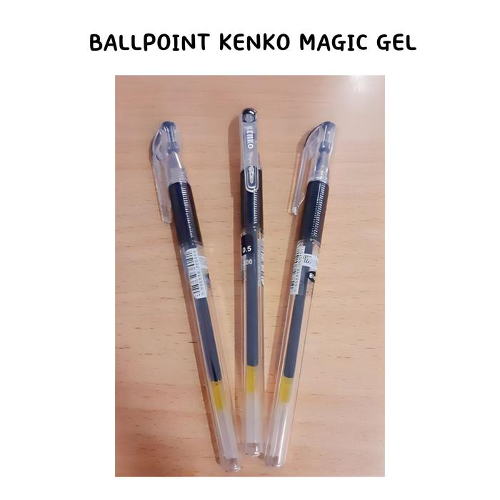 Jual Pulpen Pena Gell Polos Ballpoint Multifungsi - Kenko Magic Gel ...