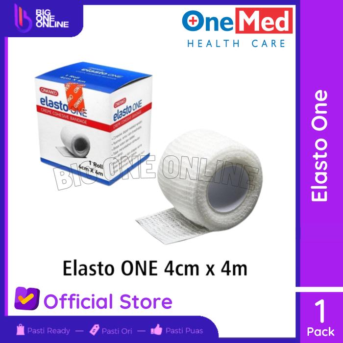 Promo OneMed Verban Luka Elasto One, Crepe Cohesive Bandage, Perban ...