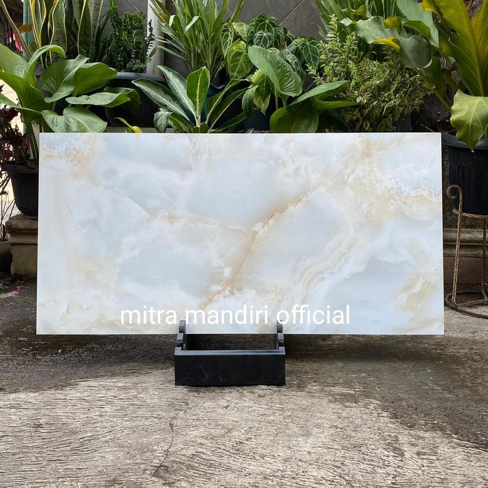 Jual Granite Garuda 60x120 Corail L cream, glazed polish, random design ...