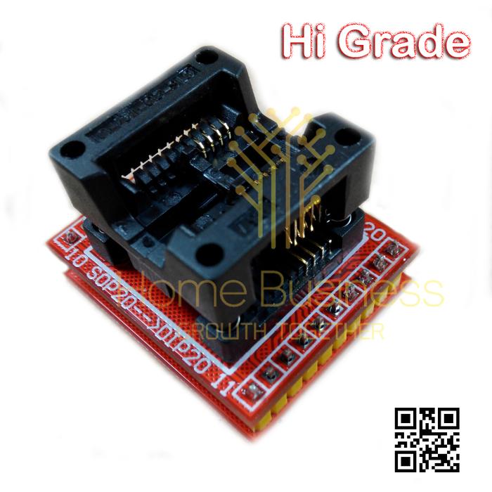 Jual Adapter Jepitan Socket Soket IC Bios 200mil 200ml 200 mil ml SOP8 ...