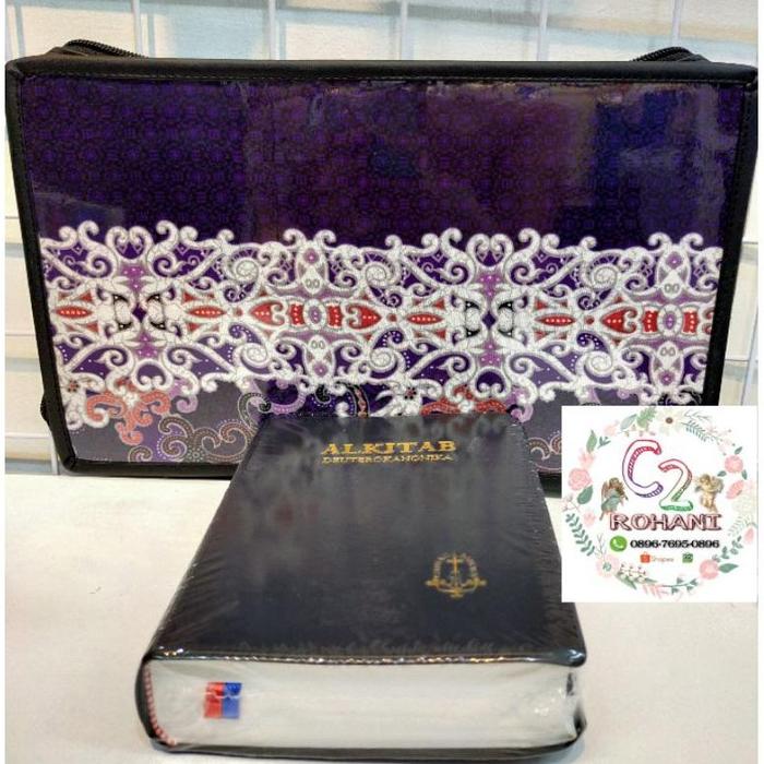 Jual Ps Sampul Alkitab Kecil Motif Batik Kalimantan - Alkitab Rohani ...