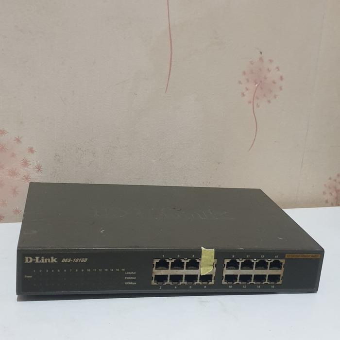 Jual Switch Hub D-Link 16 Port minus 1 Port Tidak Connect - Kab. Bekasi ...