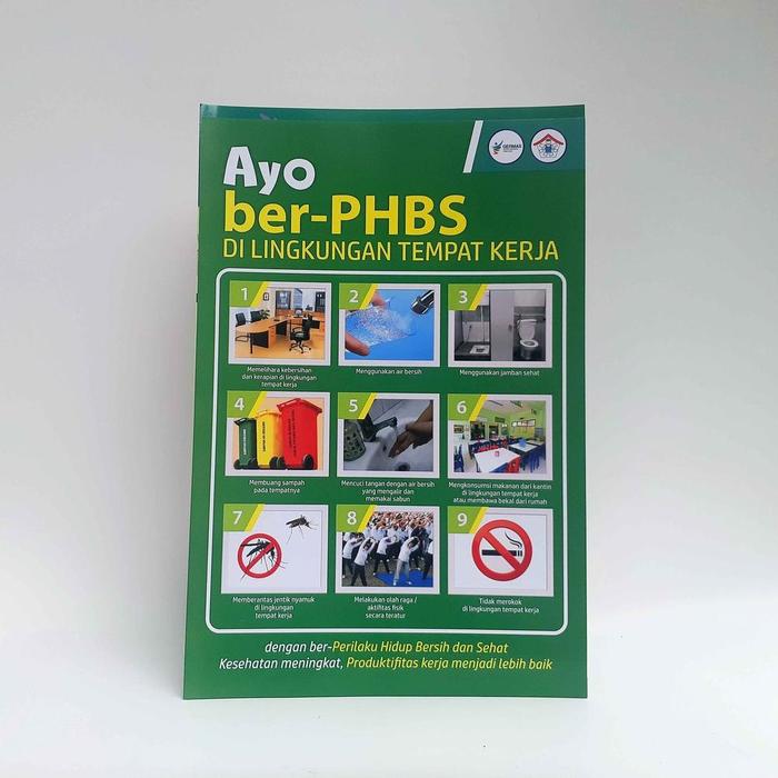 Jual Poster PHBS Lingkungan Kerja, Poster PHBS Kantor, Poster Gaya ...