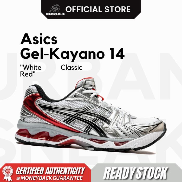 Jual Asics Gel Kayano 14 White Classic Red | 1201A019 103 - Jakarta Pusat - urbansneakersid ...