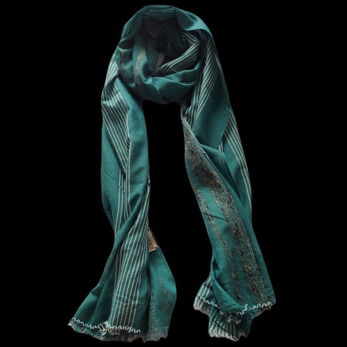 Jual Syal Bali Selendang Scarf Leher Katun Tangan list Lurik rumbai ...
