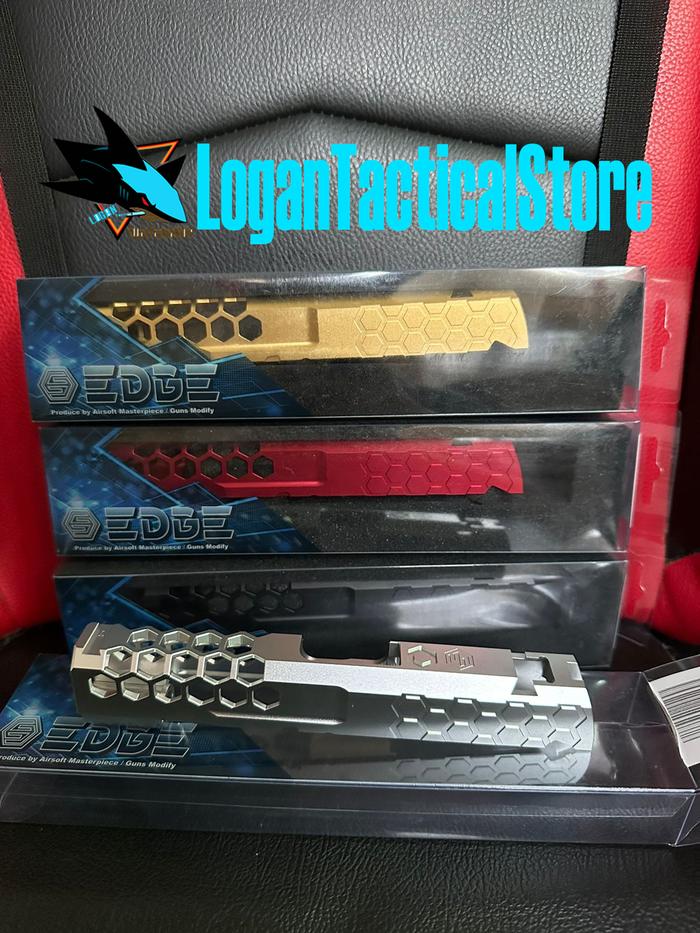 Jual Slide EDGE Custom HIVE for hicapa 4.3 Standard Silde Silver gbb ...