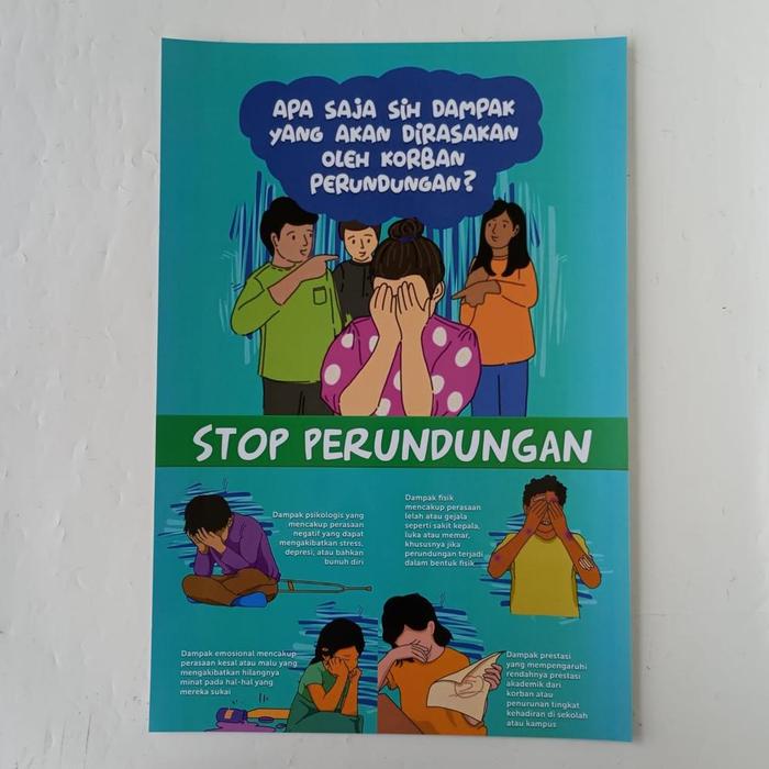 Jual Poster Stop Perundungan, Poster Edukasi Masyarakat, Poster Sekolah ...