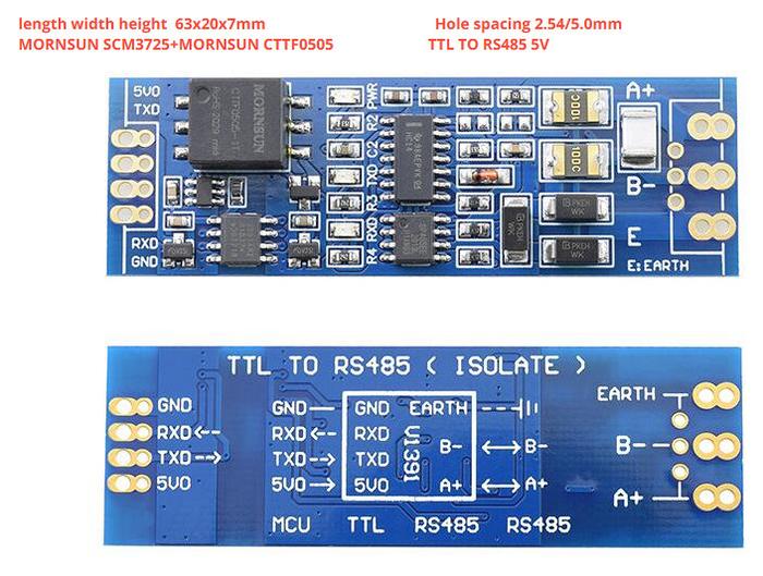 Jual TTL to RS485 module With isolated - 5V - Kab. Purwakarta - Tekno Kreasi Elektronik | Tokopedia