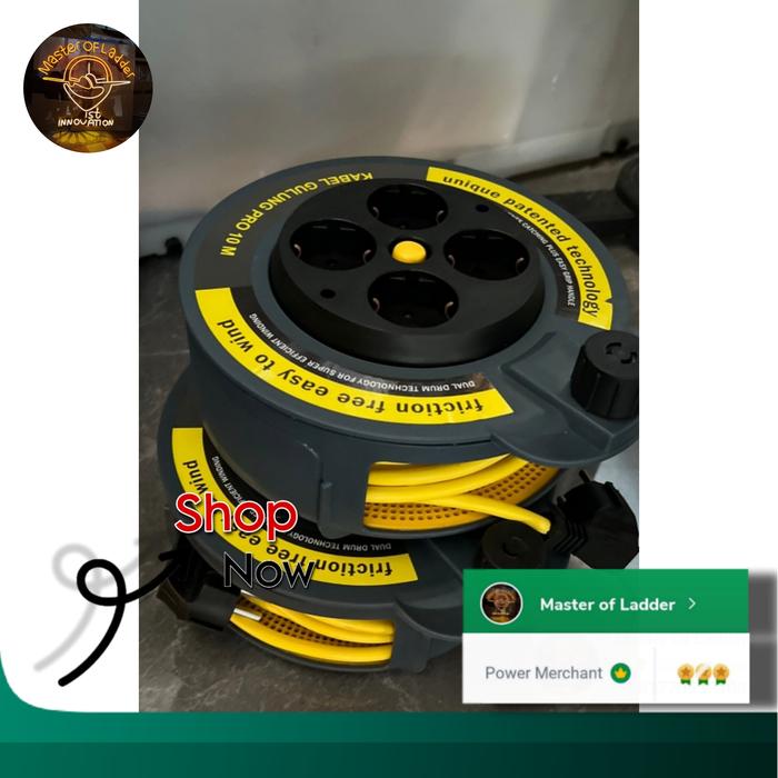 Jual Kabel Roll gulung Otomatis 10 Mtr 4 Lubang Soket Gao - Kota ...