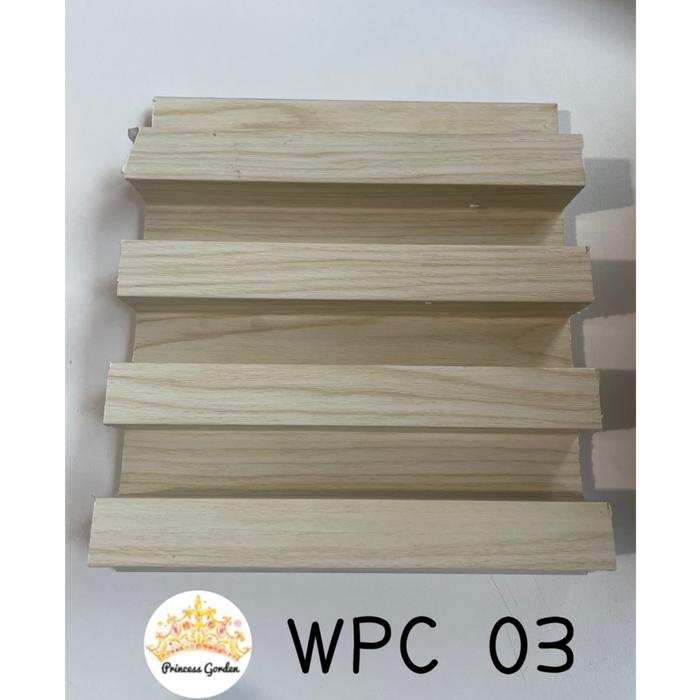 Jual wpc wall panel dinding wood panel - Wpc 01, 145cmx17cm - Jakarta ...