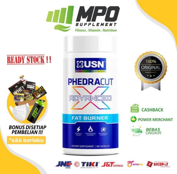 Jual USN Fit PhedraCut Advanced X Fat Burner (60 caps) Pembakar Lemak ...