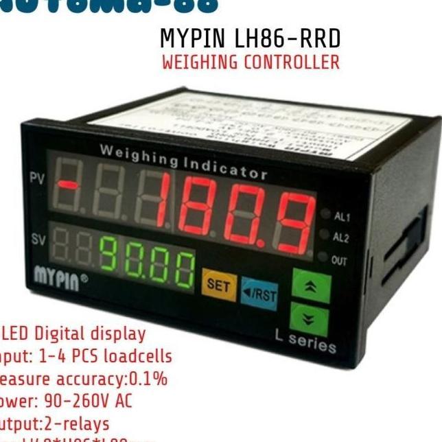 Jual New Mypin Lh86 6 Digit Led Loadcell Digital Weighing Controller - Kota Tangerang Selatan ...