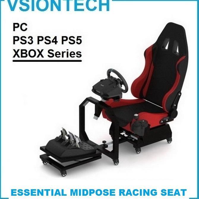 Jual Midpose Gaming Kursi Racing Seat Chair Logitech G29 PC PS4 PS5 ...