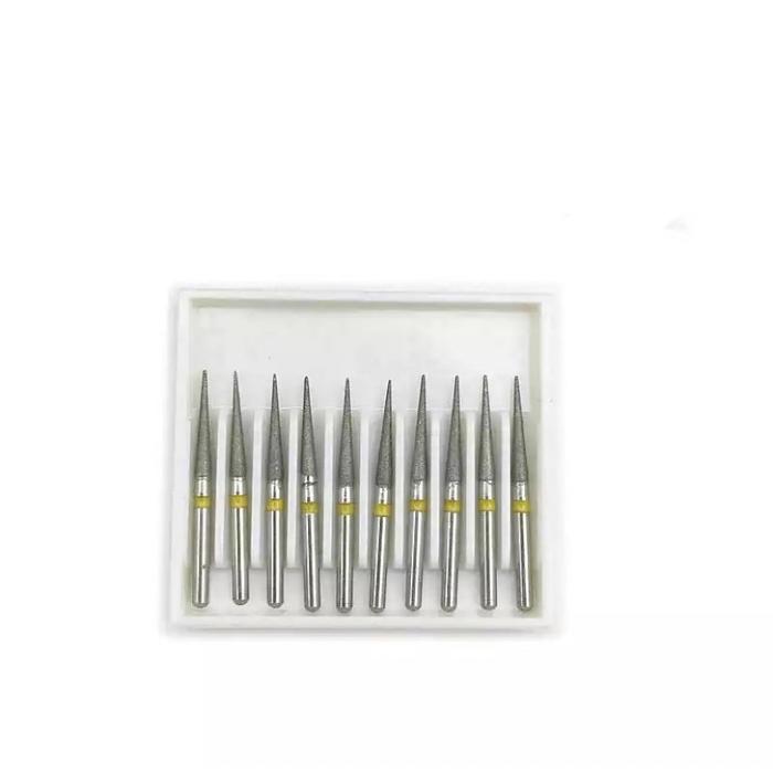 Jual Diamond bur latihan preparasi gigi high speed - tapered kuning ...