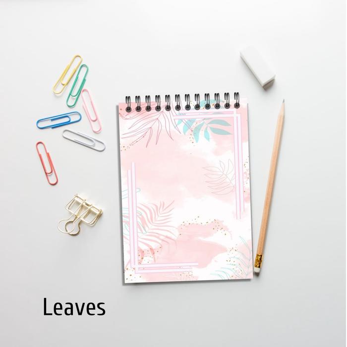 Jual BUKU CATATAN NOTE BOOK B7 BUKU DIARY BUKU SAKU - LEAVES, TITIK ...