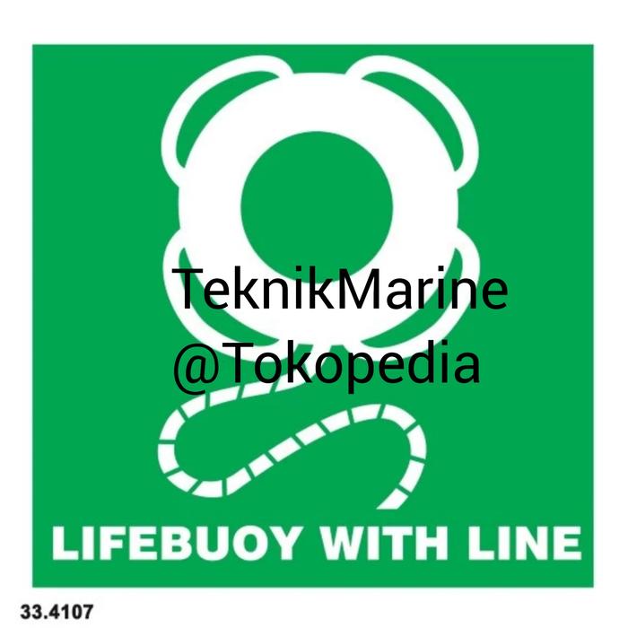 Jual IMO Symbol Sticker 33.4107 Lifebuoy with Line - Jakarta Utara ...
