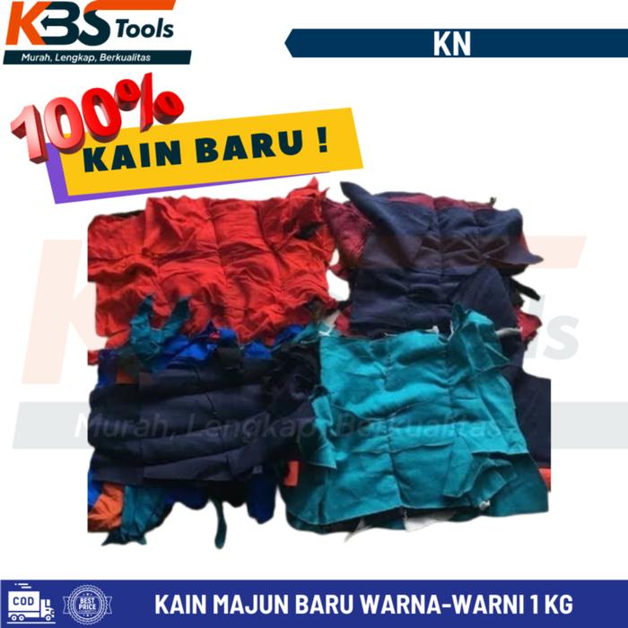 Jual Kain Majun Lap Tebal Baru Majun Kiloan Perca Warna Warni Jahit 1 ...