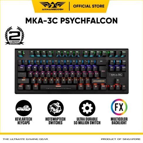 Jual Armageddon MKA-3C MKA3C MKA 3C PsychFalcon Mechanical Gaming Keyboard - Jakarta Utara ...