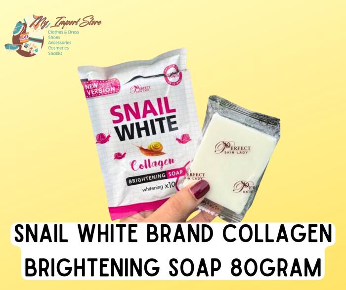Jual Snail White Collagen Whitening Soap original product Thailand ...