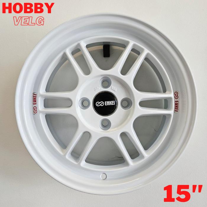 Jual VELG MOBIL REP. ENKEI RPF1 R15 x 6,5 4H 100 ET 45 / 40 WHITE - Kab ...