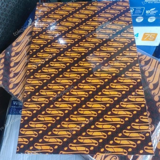 Jual Map kain batik lapis plastik GM tebal harga 1 pcs motif random ...