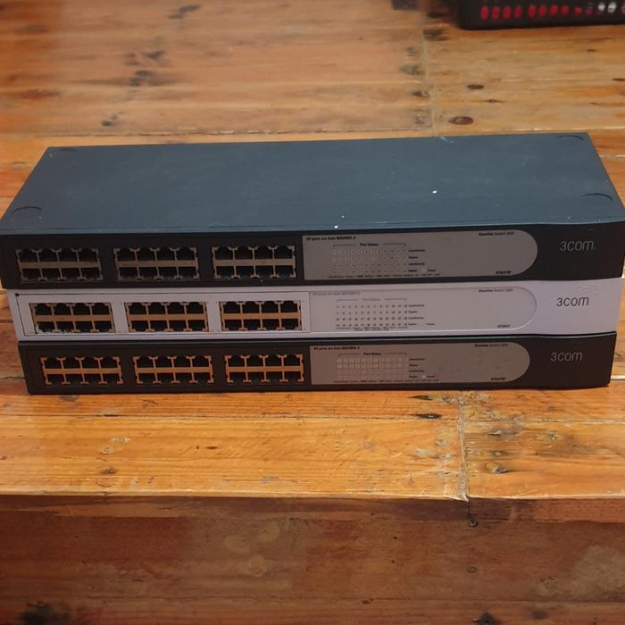 Jual Switch 3com 2024 Baseline 24 Port Non Gigabit Unmanaged - Kab ...
