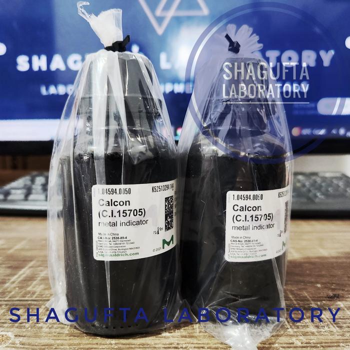 Jual CALCON (C.I.15705) METAL INDICATOR M E R C K 104594 50GRAM - Kab ...