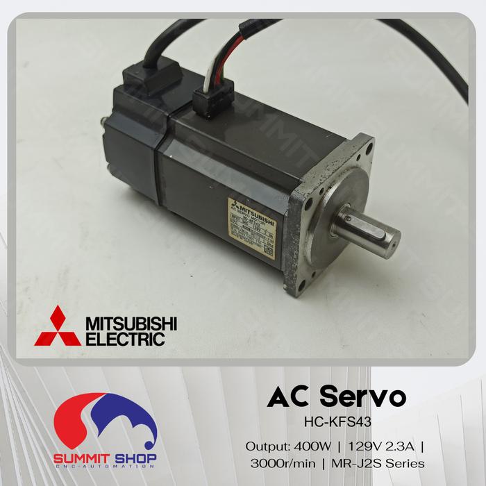 Jual Mitsubishi AC Servo Motor HC-KFS43 400Watt || MR-J2S Series - Kota ...