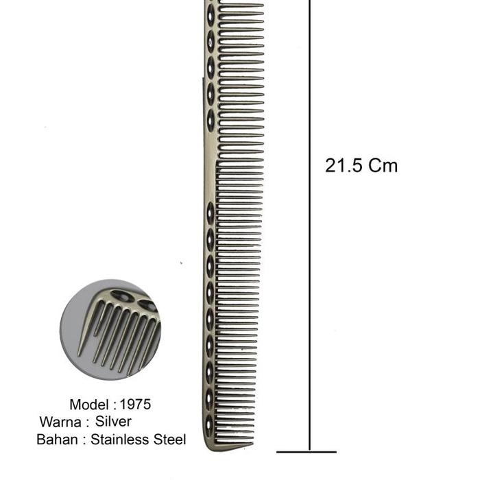 Jual Sisir Parting Model Ys Park Potong Rambut Sisir Besi Stainless Comb Di Seller Velvet Store