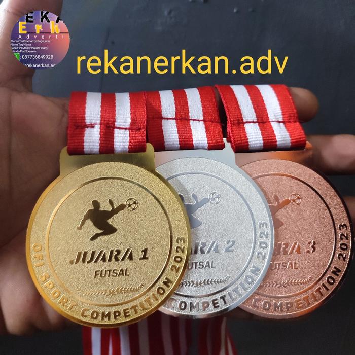 Jual medali custom medali 3 warna varian - Jakarta Pusat - REKAN ERKAN ...