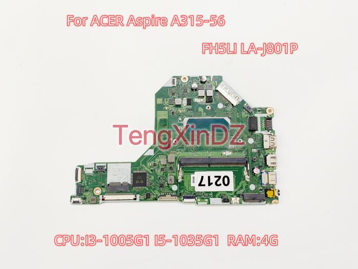 Jual ACER Aspire A315-56 Laptop Mainboard-FH5LI LA-J801P Mesin ...