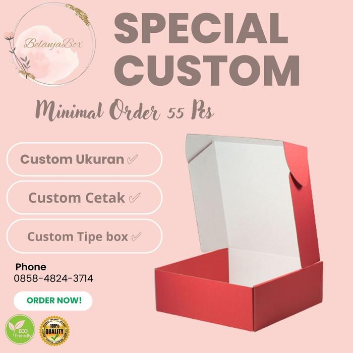 Jual Box/Kardus/Karton Uk 18,5x18,5x7 cm custom cetak - Kota Tangerang ...