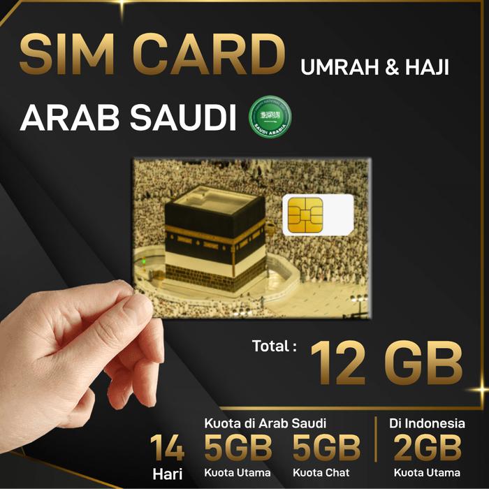 Jual Sim Card Umroh Saudi Arabia 12GB Kartu Perdana Umroh Haji - Kab ...