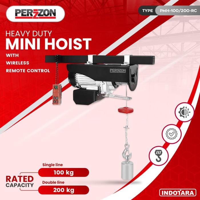 Promo Mini Electric Hoist With Wireless Remote Control / Perzzon Mini Hoist - 600/1200Kg Cicil 0 ...