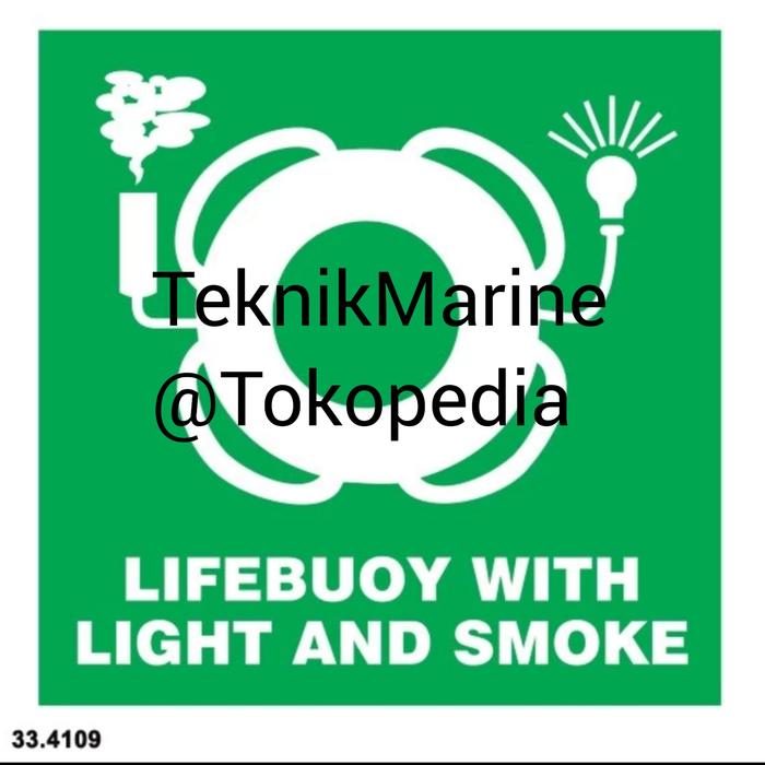 Jual IMO Symbol Sticker 33.4109 Lifebuoy with Light and Smoke - Jakarta ...