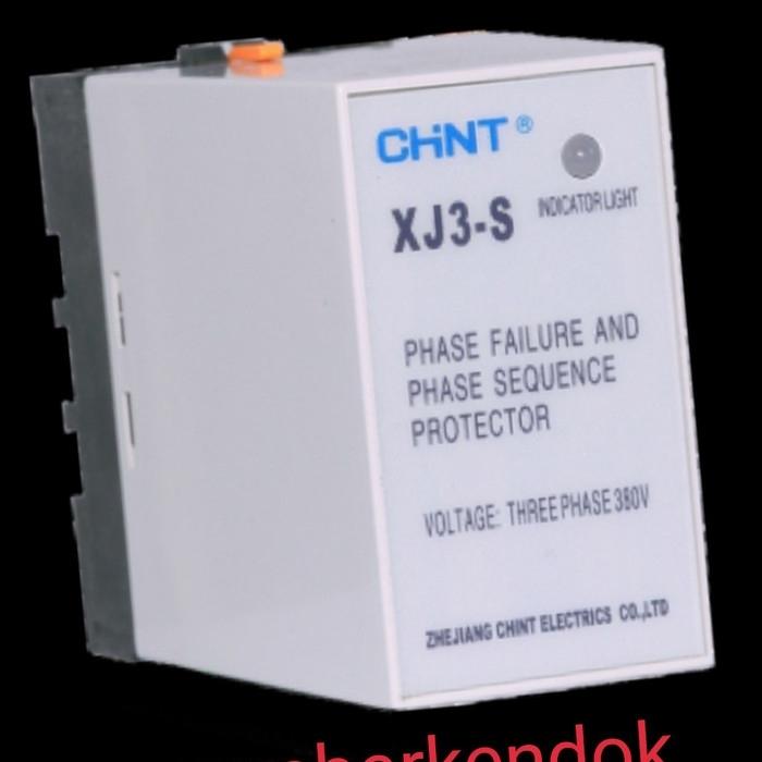 Jual Chint PFR XJ3-S phase failure relay SEQUENCE PROTECTOR BUKAN ...